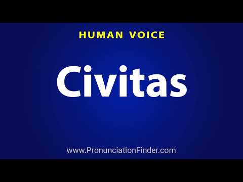 How To Pronounce Civitas