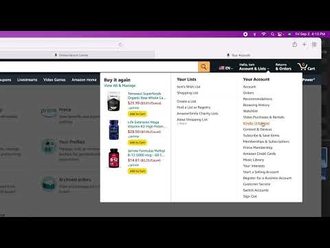 How to cancel a subscription on Amazon