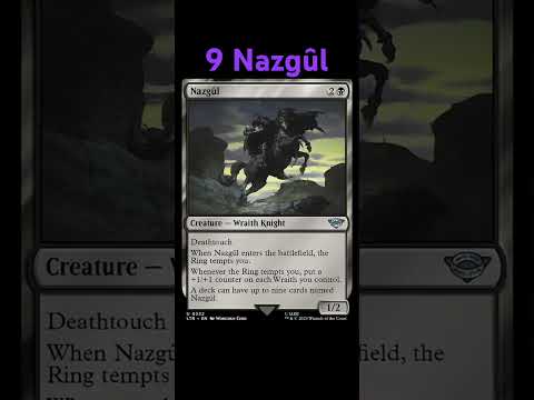 The 9 Nazgûl of MTG #mtg #mtgspoilers