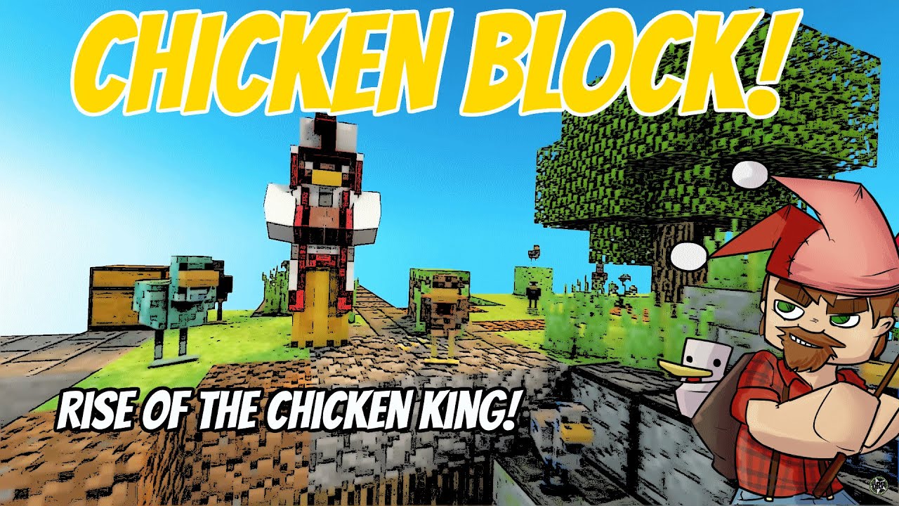 Minecraft Map: CHICKEN BLOCK - 12 - A CHICKEN IN EVERY POT...er PEN!