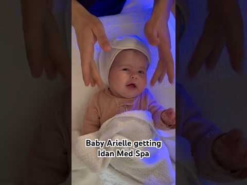 Baby Arielle getting Idan Med Spa #facial #skintreatment #beautyspa #medspa #babyfacial #baby