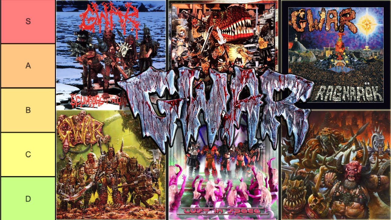 Ranking Every GWAR Album | Tier List