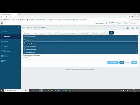 Next GO How to Add HR Information on Employees