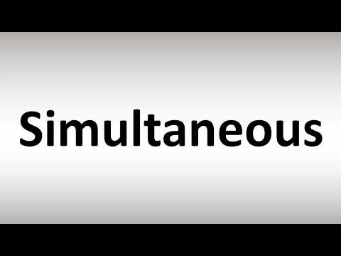 How to Pronounce Simultaneous