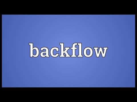Backflow Meaning