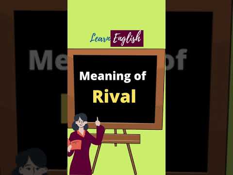 Meaning of Rival? | Rival का मतलब? #shorts #learnEnglishMeanings