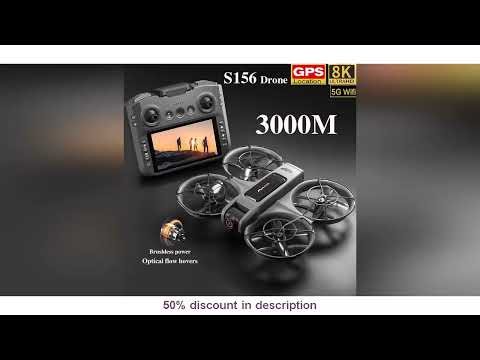 Latest Products You Must Know! S156 RC Drone 2.4G 5G GPS Professional 8K HD Aerial Photography Rem