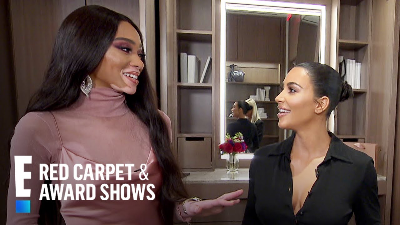 Kim Kardashian Tells Lip Liner Trick She Got From Winnie Harlow | E! Red Carpet & Award Shows