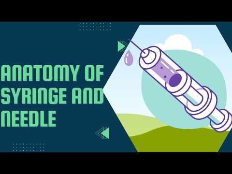 SYRINGE AND NEEDLE / ANATOMY OF SYRINGE AND NEEDLE / SYRINGE /NEEDLE / WHAT IS SYRINGE.