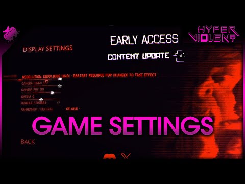Steam Community :: Video :: Hyperviolent - Game Settings