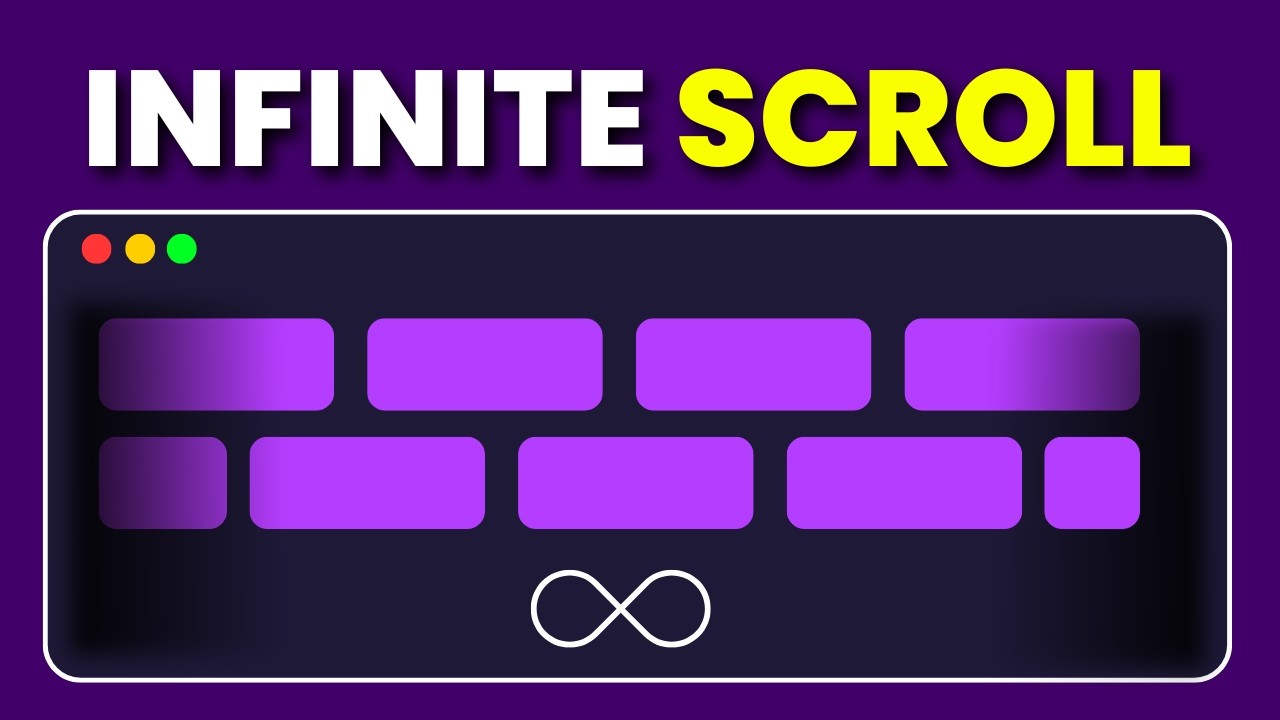 Create Infinite Scroll Animation in 3 Minutes