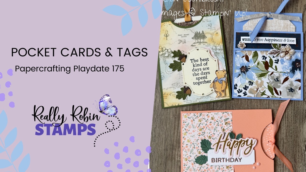 Pocket Cards & Tags | Papercrafting Playdate 175