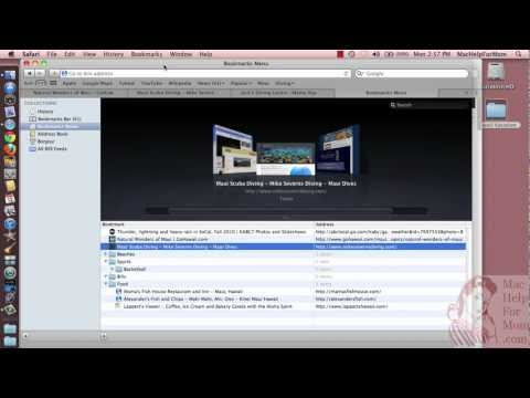 Safari tour of bookmarks