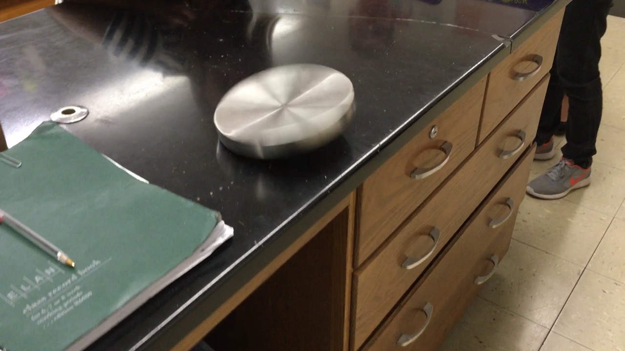 Giant Euler's Disk (8 inch diameter) at Racine Christian School