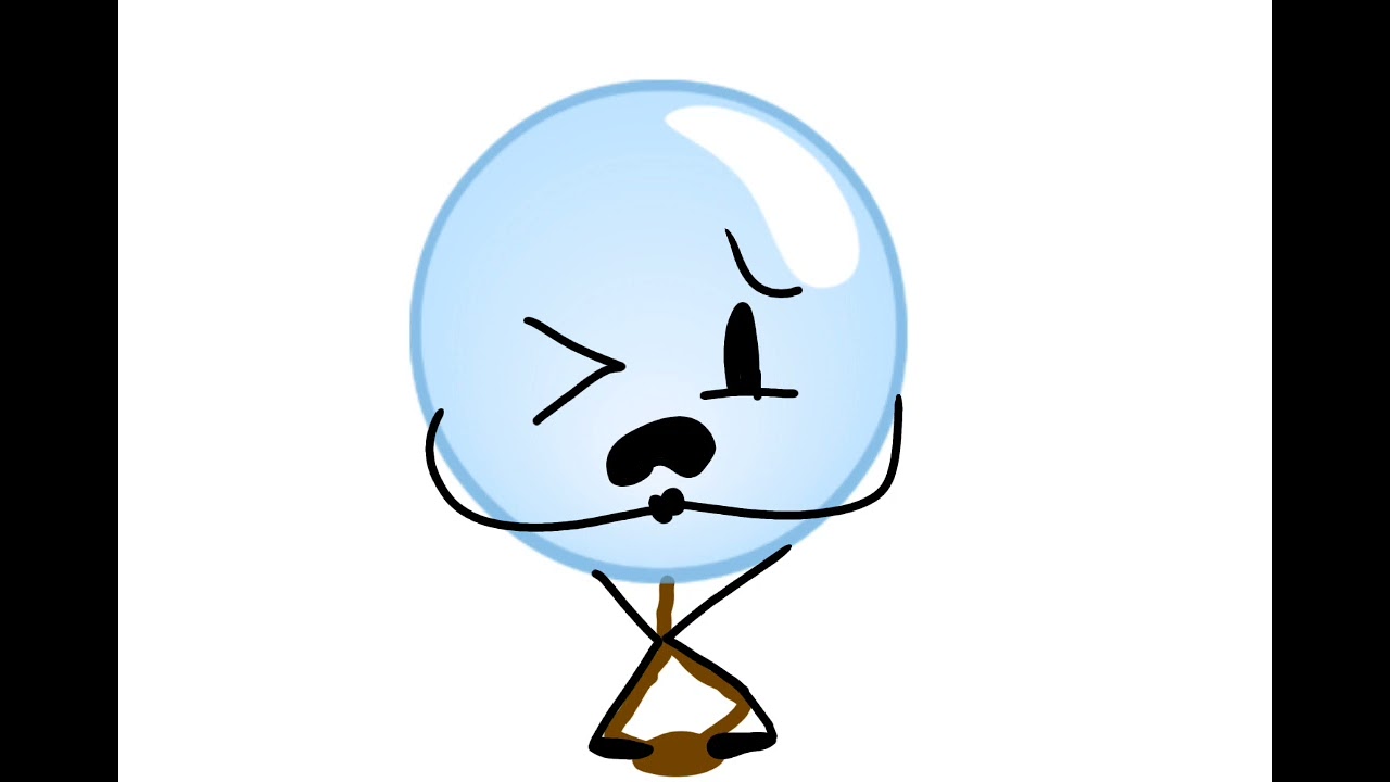 bubble from BFB can't hold it anymore