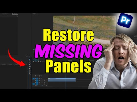How To Find Missing Panels In Premiere Pro | Tutorial