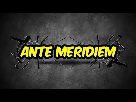 ANTE MERIDIEM PRONUNCIATION | BRITISH VS AMERICAN ENGLISH PRONUNCIATION