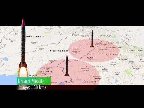 India Pakistan Missile Comparison