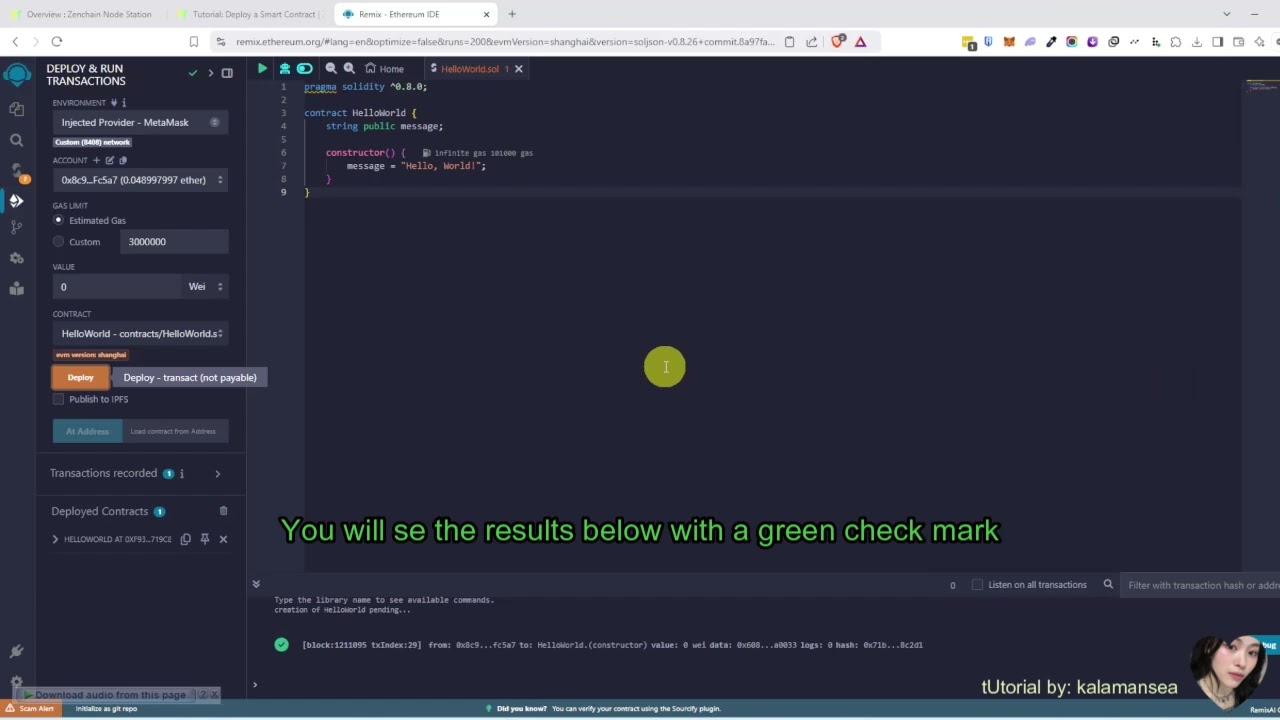 Deploying a simple 