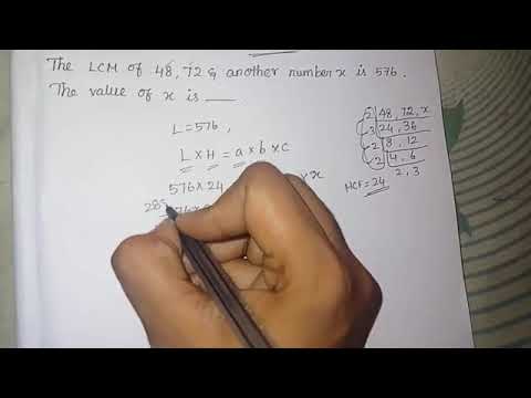 The LCM of 48,72 and another number x is 576. The value of x is #tnpsc #tntet #lcm #karthikadhanavel