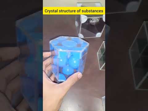 Different types of crystal structure | Amazing Crystals |Physics experiment | #shorts