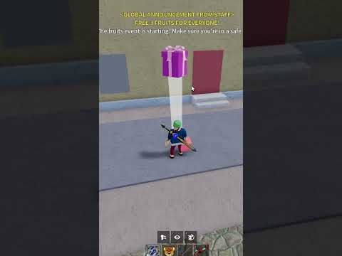 FREE FRUIT EVENT in Blox Fruits Update 24 #bloxfruits #roblox