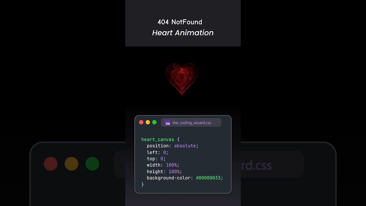Heart animation #coding #python #javascript #code #developer #codes #animation #js #games