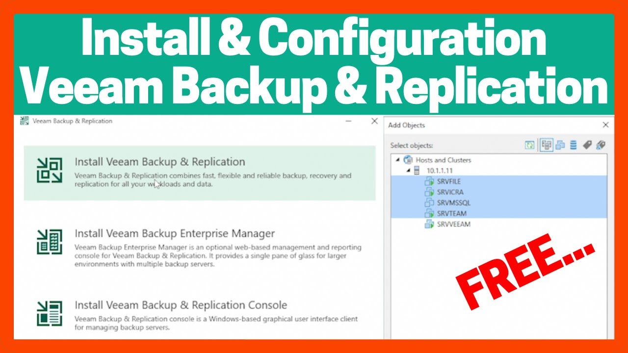 Install and Configure Veeam Backup and Replication | How to Use FREE Veeam Backup