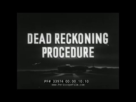 AIRPLANE DEAD RECKONING NAVIGATION PROCEDURE WWII TRAINING FILM 33974