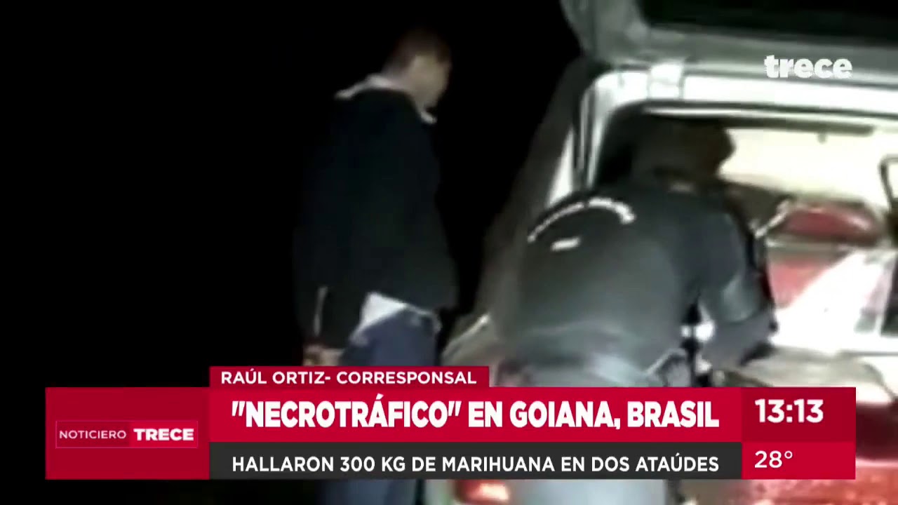 Insólito:  Policia Militar de Brasil incauta casi 300 kg. de marihuana en carro funerario