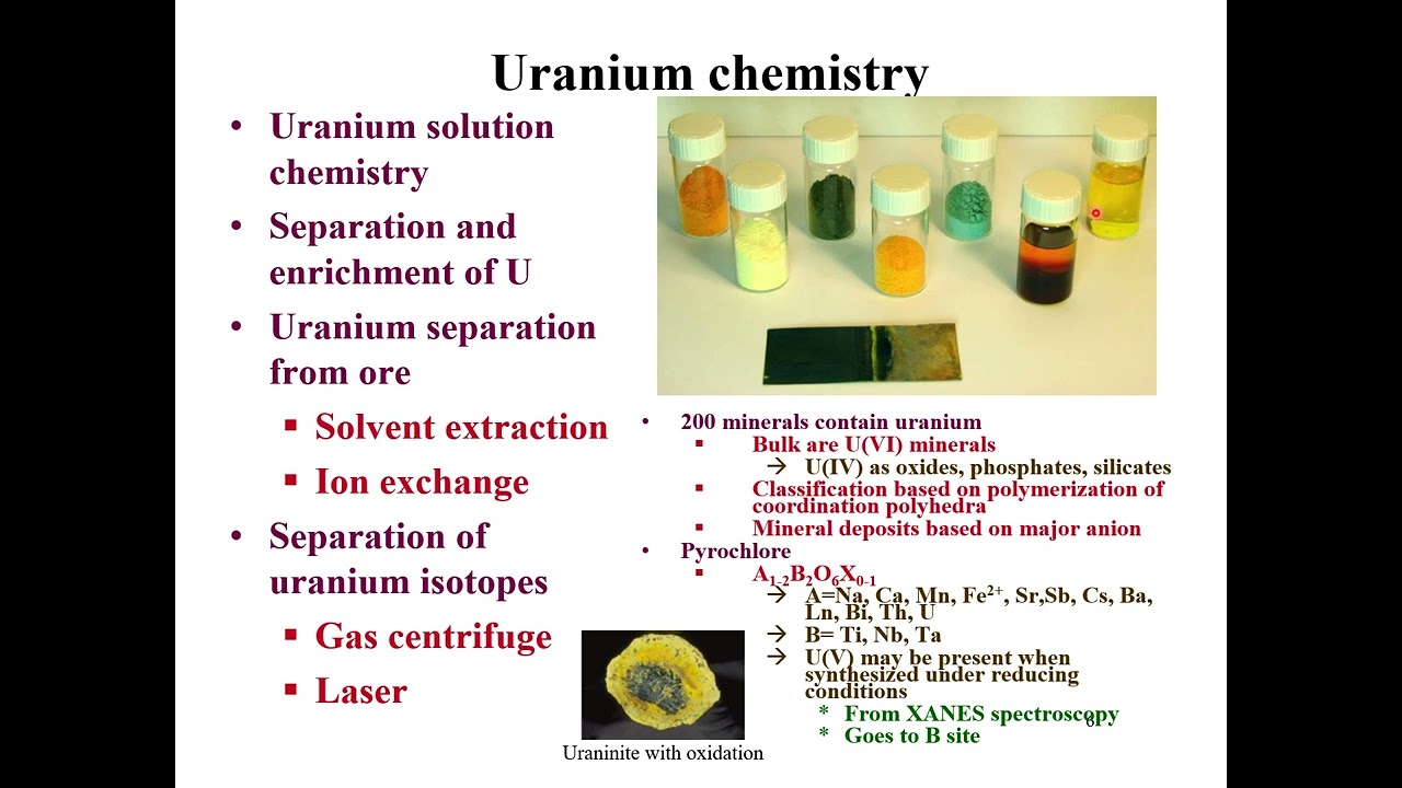 CHEM 312 Lecture 12 uranium part 1