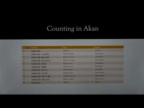 Count 20 – 40 in Akan (Twi) – Akan (Twi) Dictionary
