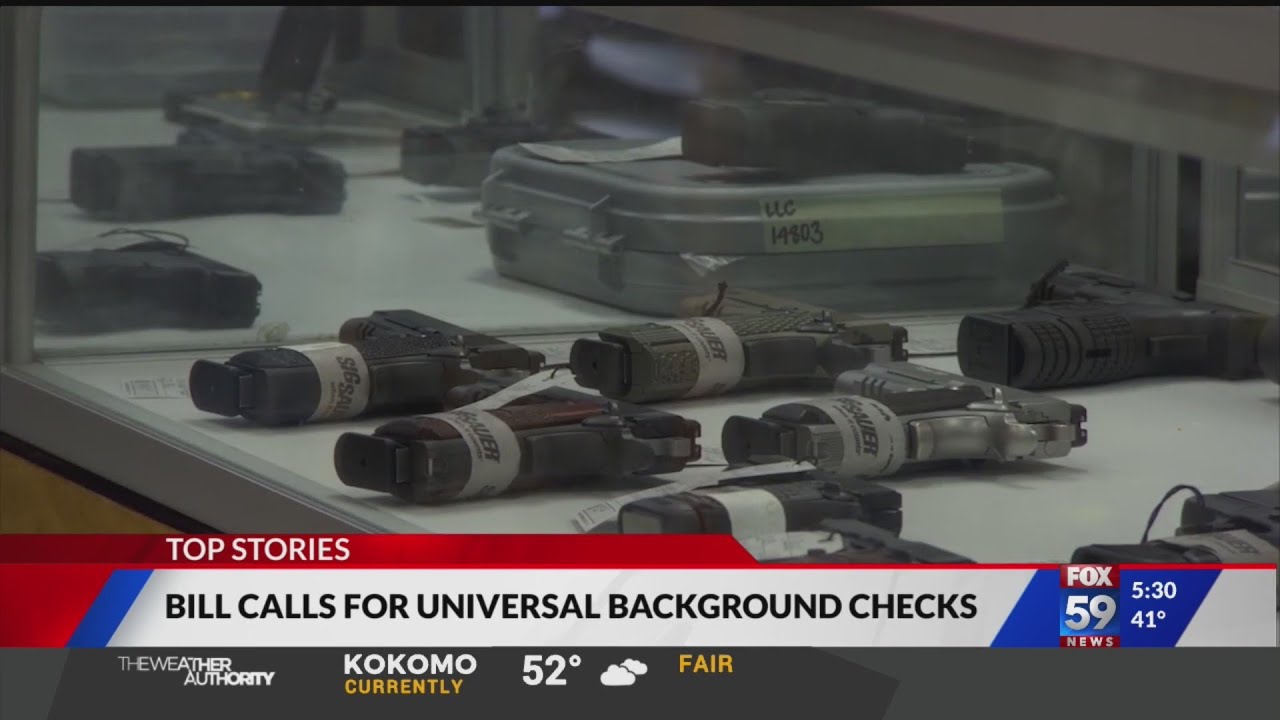 Bill calls for universal background checks
