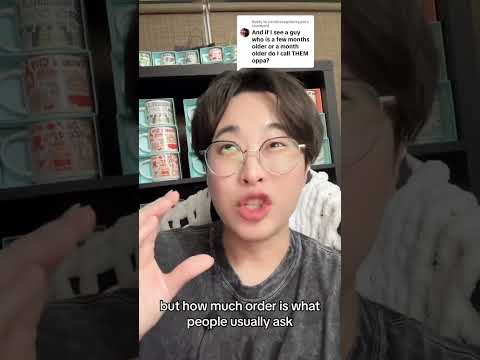 How much older to call them “OPPA”? #korean #koreanlanguage #koreanculture #koreanguy #korea #oppa