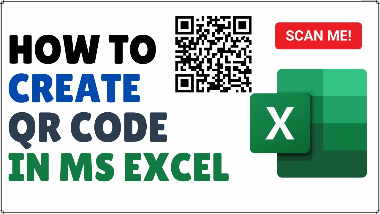 How to Create QR Code in Excel 2025