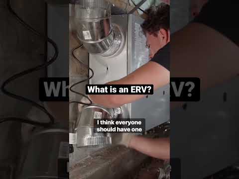 ERV (energy recovery ventilator) #hvac #shorts #erv