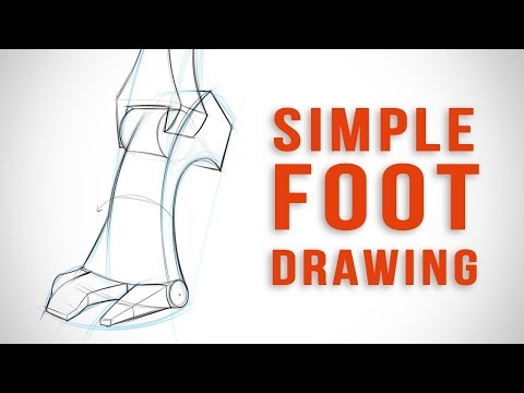 Simplifying the Foot for Easy Drawing
