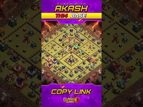 Only 1 Star TH14 War Base 2025 Anti 2 Star Anti Electo Dragon Anti Zap Witches Clash of Clans