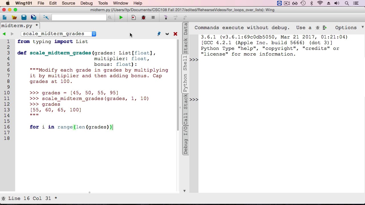 scale midterm grades