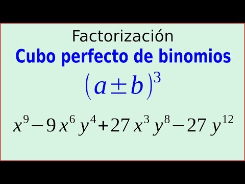 Cubo perfecto de binomios (a+b)^3 |No.15| Factorización