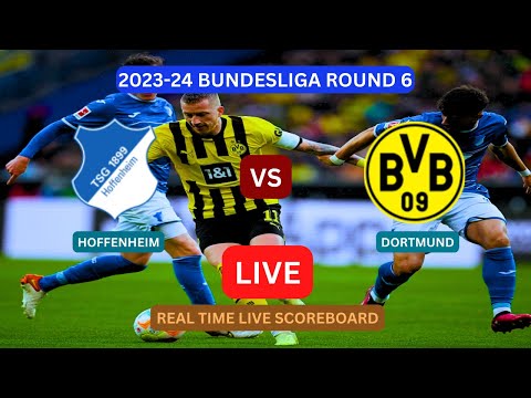 Dortmund Vs Hoffenheim LIVE Score UPDATE Today 2023-24 Bundesliga Round 6 Soccer Football Game