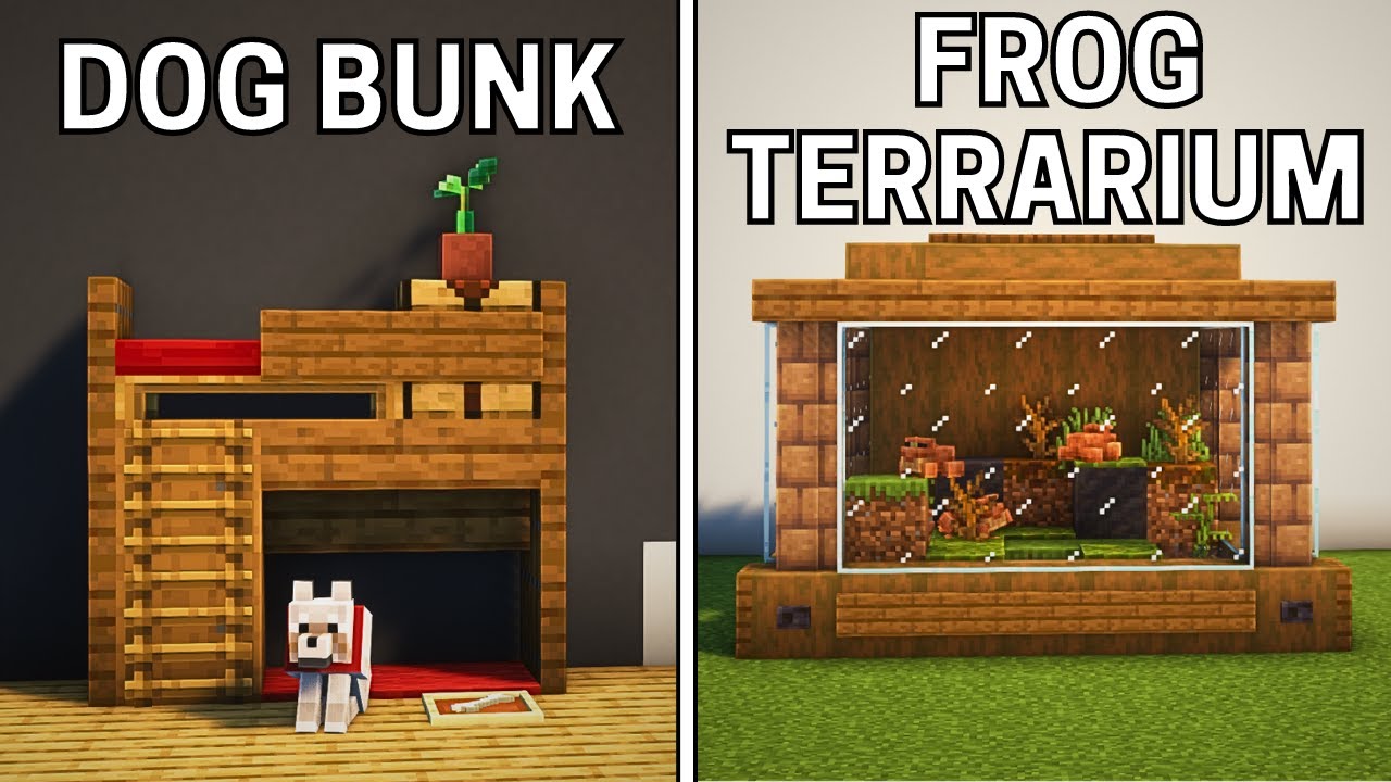 Minecraft: 3 Simple Pet Houses! - Minecraft Builders