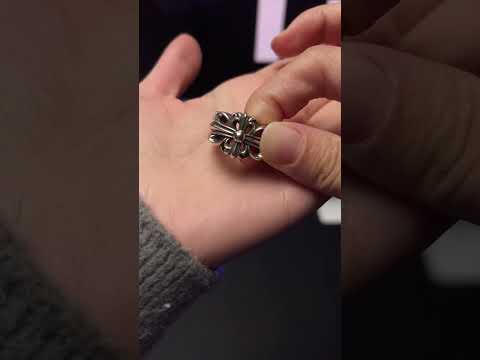 CHROME HEARTS クロムハーツ ダブルフローラルクロスリング(CH-JZ-275)