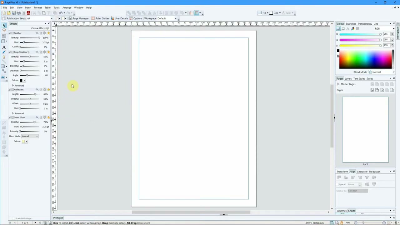 Desktop Publishing - Setting up a document
