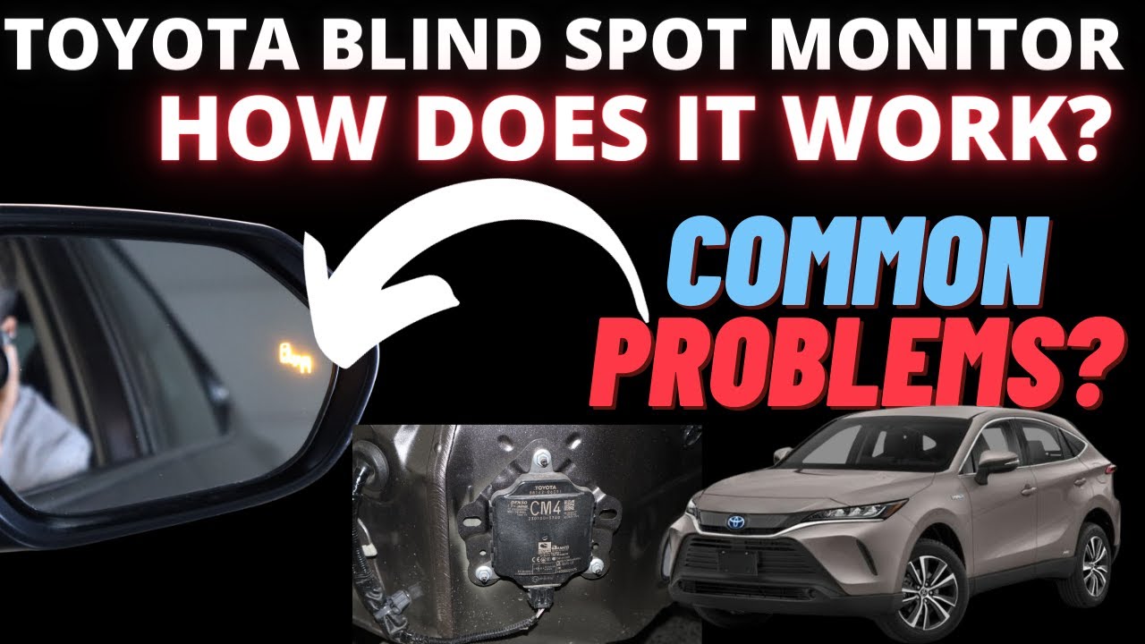 How does Blind Spot Monitoring work in Toyota cars