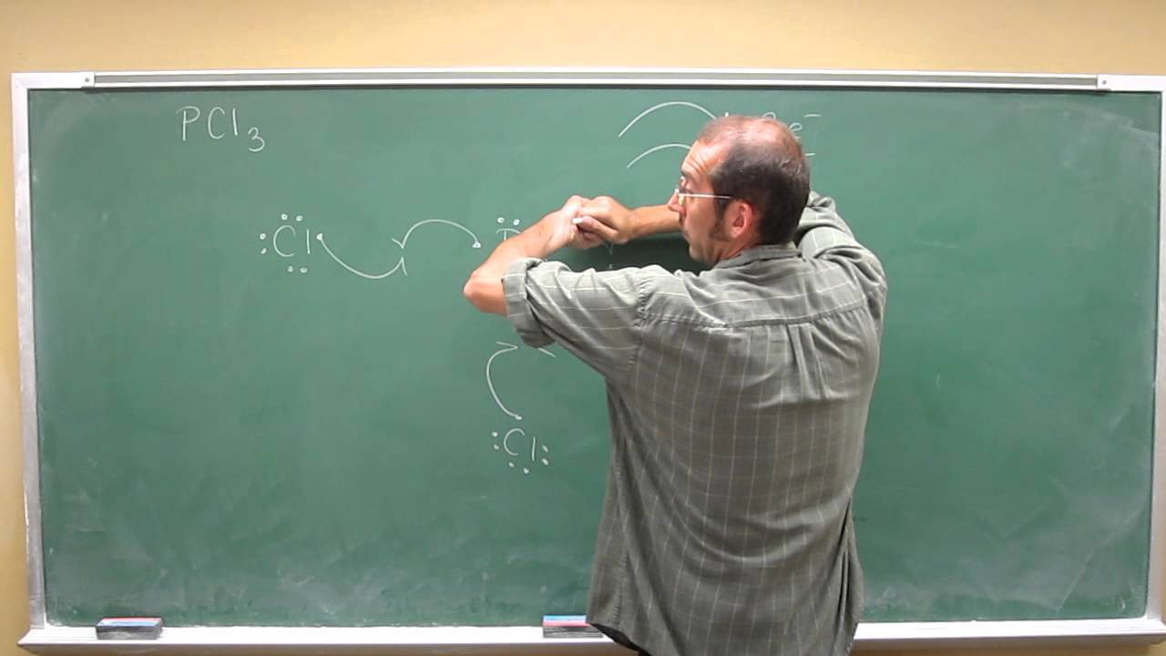 Lewis Dot Structures - Molecules - Phosphorus Trichloride (PCl3) 007