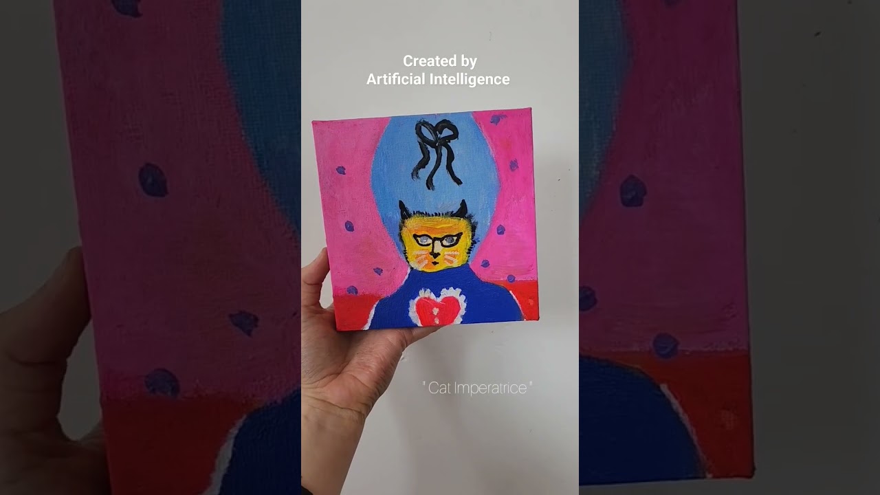 Paintings created by Artificial Intelligence #shorts #artpaintings #aiart