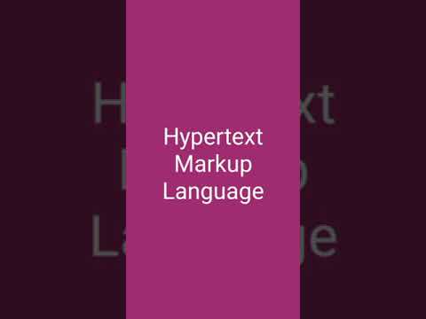 what is the full form of HTML? #computer #candtlover #computerandtlover