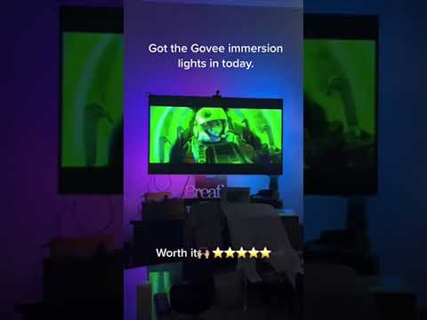 Govee Immersion TV LED Backlights Review #short