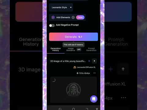 How to create consistent ai character with your smartphone using leonardo.ai #shorts#????????????????
